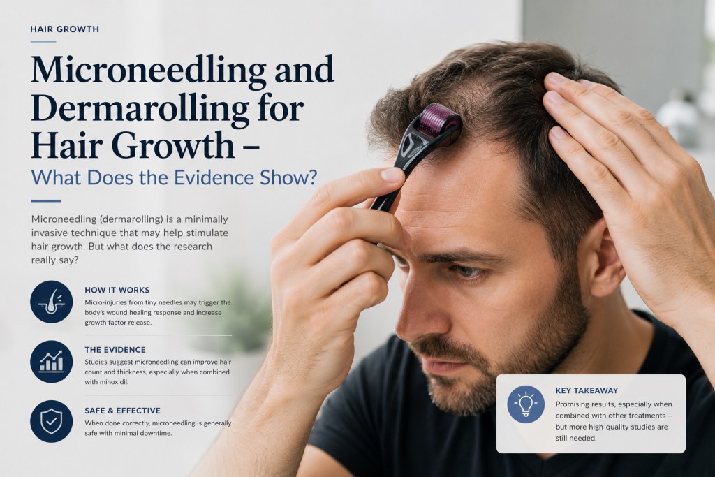 Microneedling for Hair Growth: Evidence, Risks, and Results